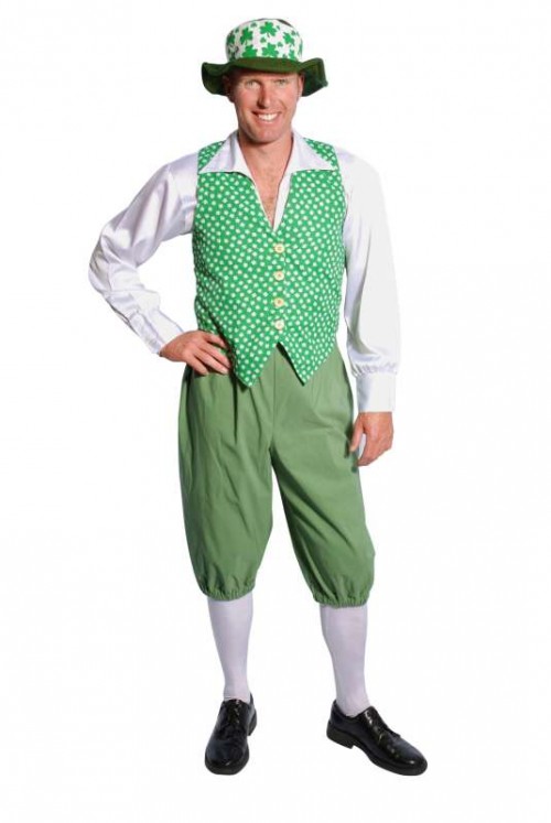 Irish Male Shamrock Print Waistcoat – Petticoat Lane