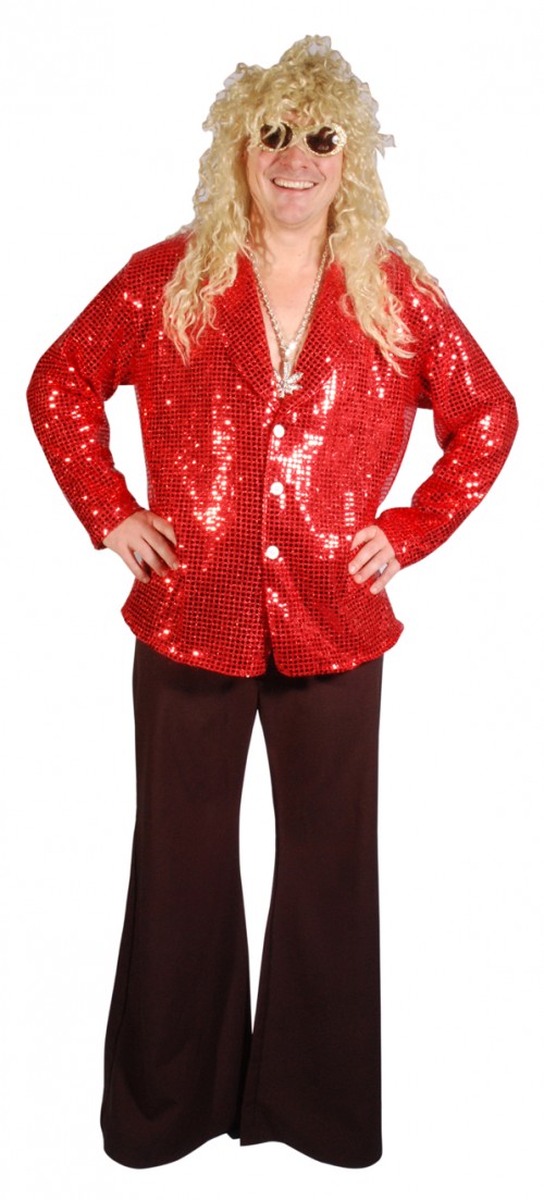 Sequin Disco Shirt Red – Petticoat Lane