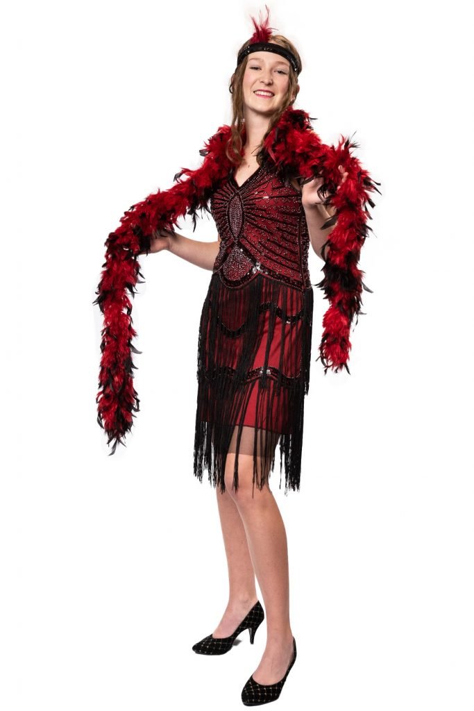 Red Black Flapper – Petticoat Lane