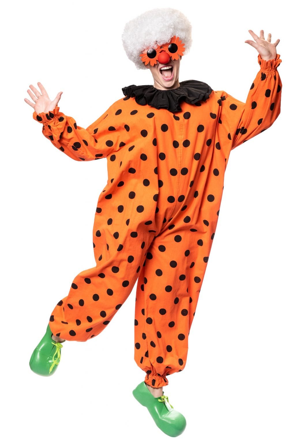 Clown Orange With Black Spots – Petticoat Lane