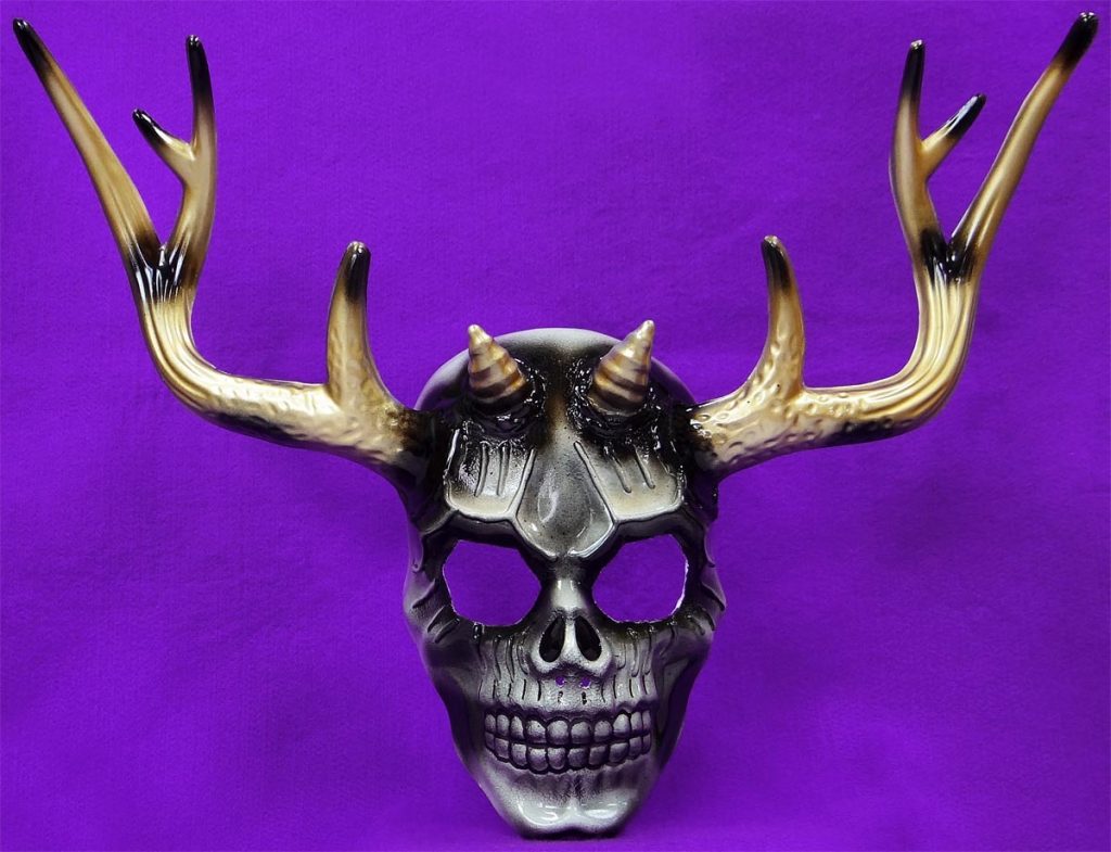 Mask Wendigo with Antlers – Petticoat Lane